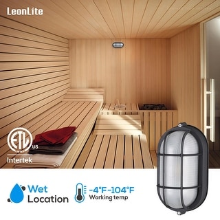 Bulkhead Hallway Wall Light 4 Inch Black Nautical Wall Sconces E26 ...