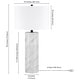 Elise 30" Tall Table Lamp with Fabric Shade - 15" Wide - Bed Bath ...