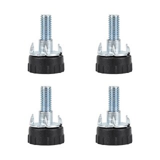 M8 x 27 x 25mm Furniture Glide Hand Screw Leveling Feet Prevent Scratch ...