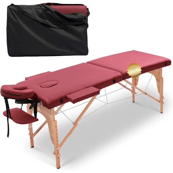 Massage Table 84 Inches Long Portable with Carry Case Table - Bed Bath ...