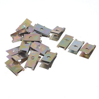25 Pcs M5 5mm U Nut Fairing Clip Speed Fastener Clamp - Bronze Tone ...