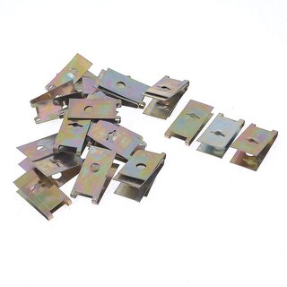 25 Pcs M5 5mm U Nut Fairing Clip Speed Fastener Clamp - Bronze Tone ...