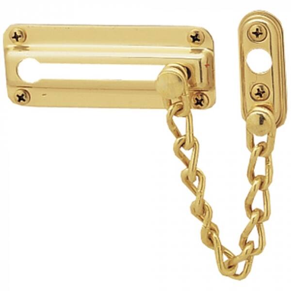 Prime Line Products U 9907 Chain Door Guard with Steel Chain, Solid ...