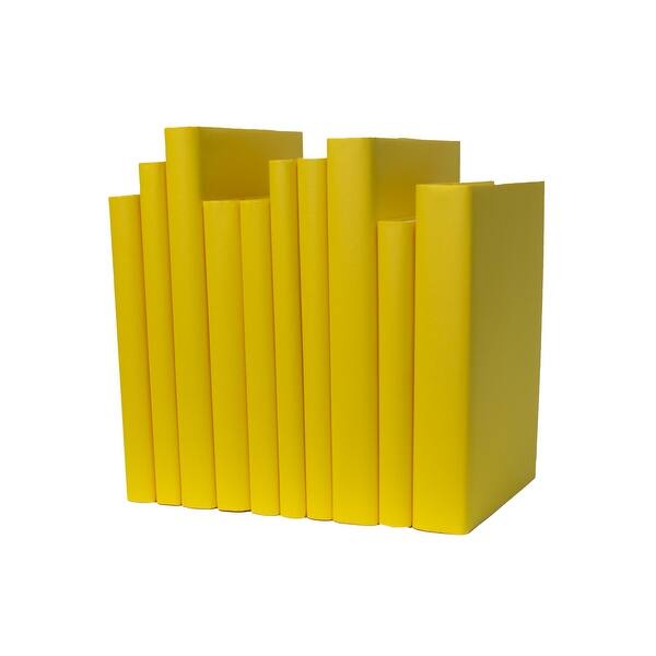 Books Yellow Decorative Accessories: Saffron Oversized Wrapped ColorPak ...
