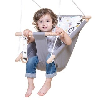 Baby Swing for Baby and Toddler, Canvas Baby Hammock Swing Indoor and ...