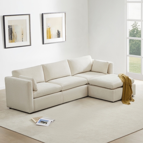 Mia Oversized Modular Sectional Fabric Sofa On Sale Bed Bath Beyond 38169103