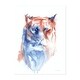 Copper and Blue Lioness Illustration Animals Cat Art Print/Poster - Bed ...