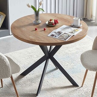 Easy-Assembly Round Dining Table for Kitchen Dining Room - Bed Bath ...