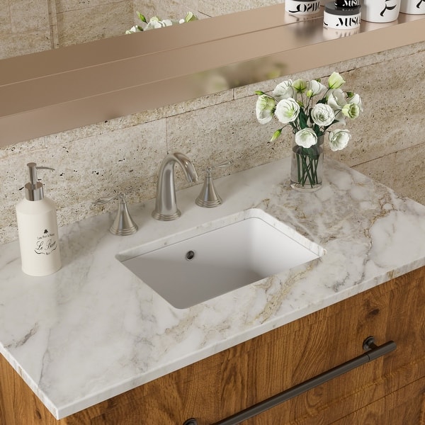 rectangle undermount bathroom sinks