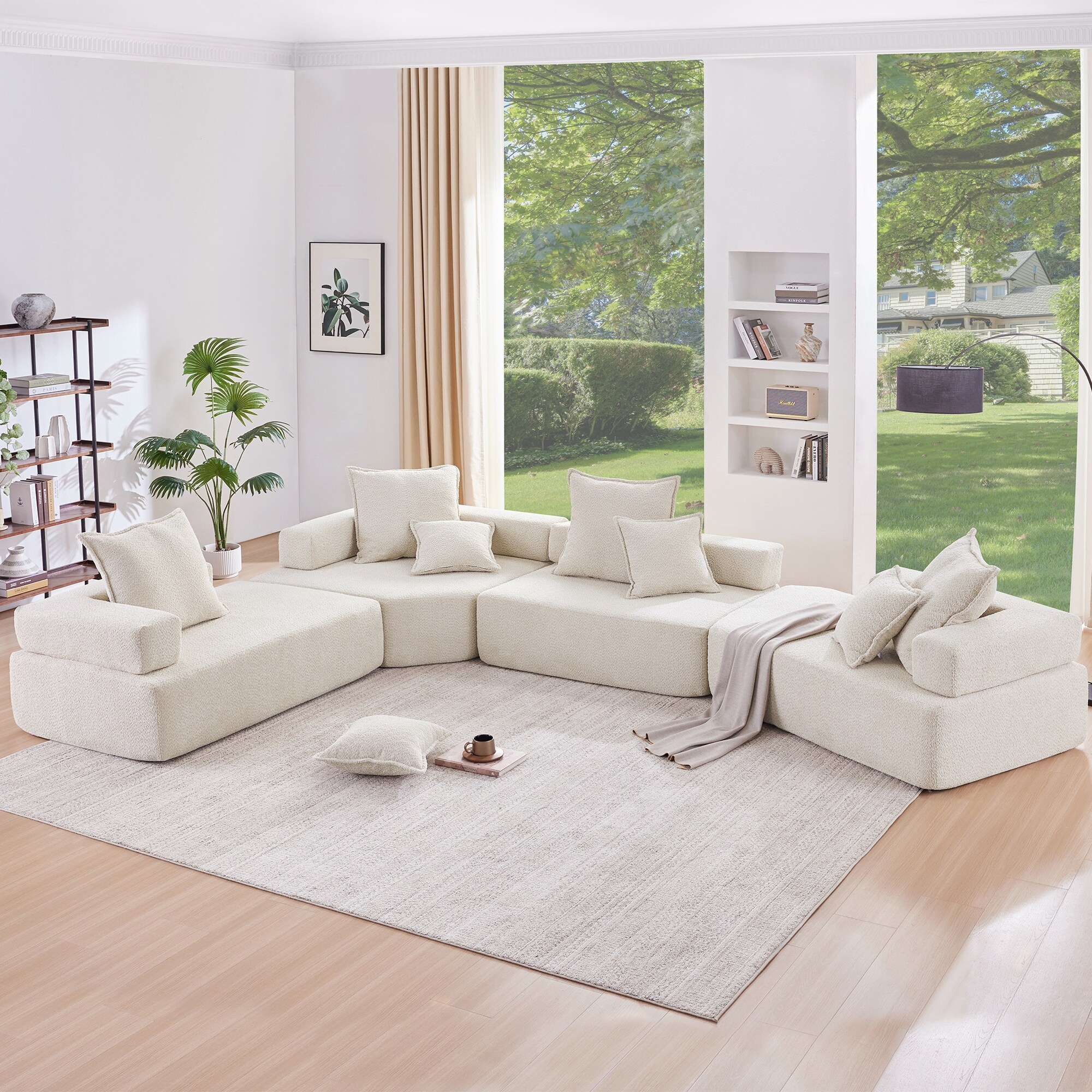 Modular u shaped sofa store
