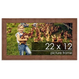 22x12 Frame Brown Barnwood Distressed/Aged Old Weathered Natural Wood ...
