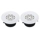 4" Round Air Vent 2pcs Adjustable Grill Louver Soffit Vent with Screen ...
