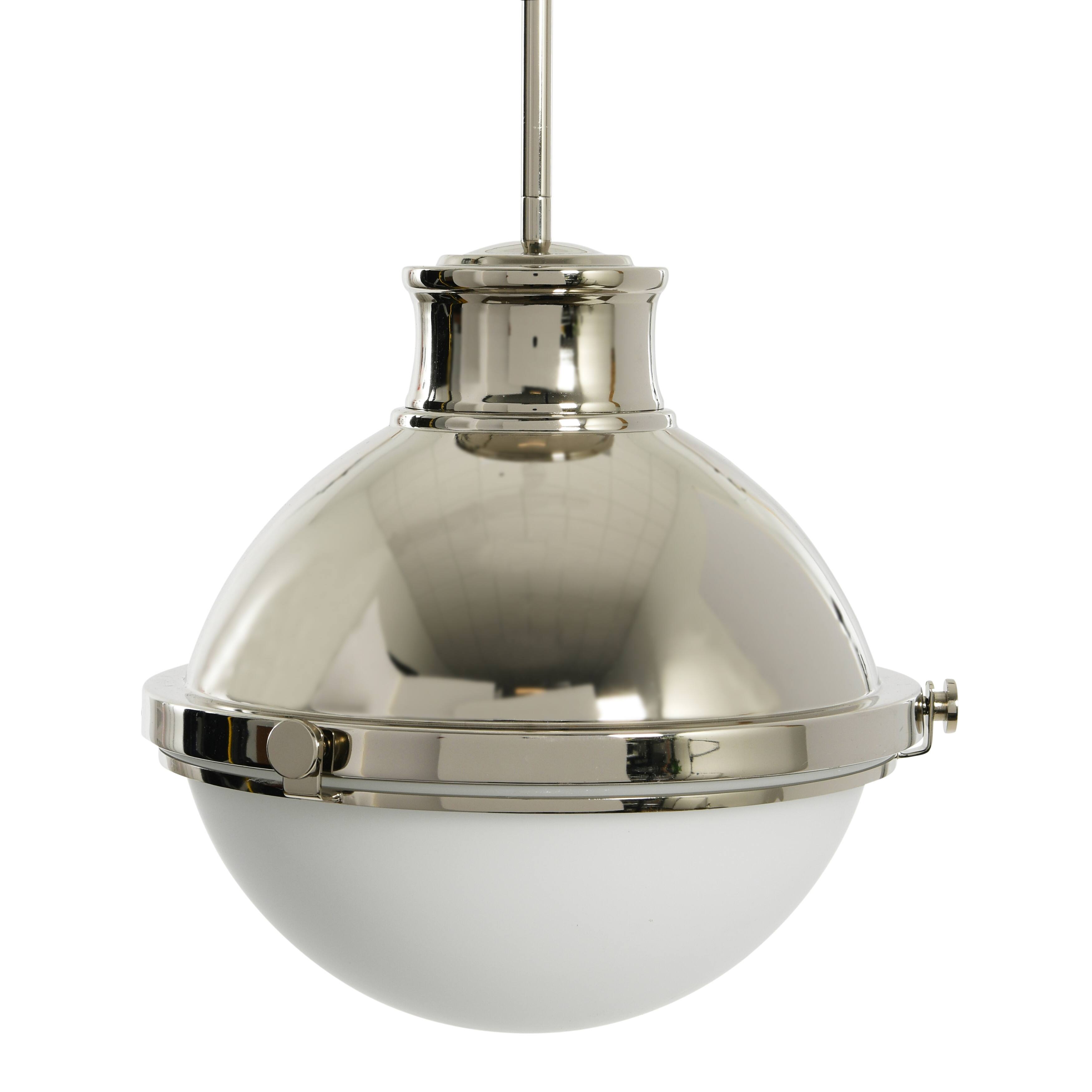 Robert Stevenson Lighting Cameron - Metal and Glass Ceiling Light - On ...