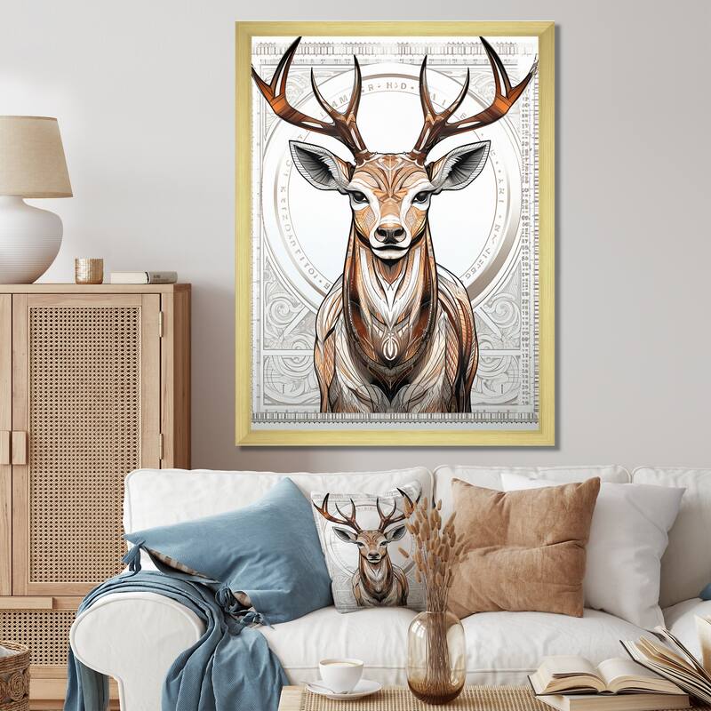 deer prints framed