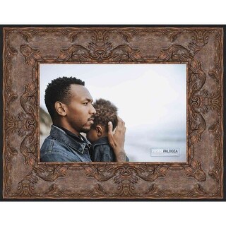 32x22 Traditional Antique Gold Complete Wood Picture Frame with UV ...