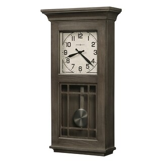 Howard Miller Amos Ash Finish Grandfather Style Wall Clock - Bed Bath ...