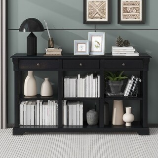 Retro Wood Buffet Sideboard Console Table with Ample Storage - Bed Bath ...