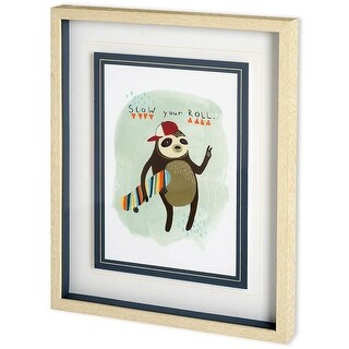 Hipster Sloth I Framed Art Print - Bed Bath & Beyond - 39198050