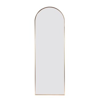 Full Length Wall Mirror - 65" x 22" Arched Free Standing Body Mirror ...