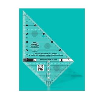 Creative Grids Multi Size Triangle 45 and 90 Degrees Quilt Ruler - Bed ...