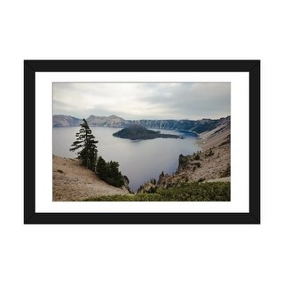 iCanvas "Serenity At Crater Lake In Color" by Teal Production PFA - Bed ...