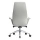 Summit Series High-Back Swivel Leather Office Desk Chair with Metal ...