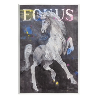 Stupell Modern Equus Stallion Wall Plaque Art Design by Albena Hristova ...