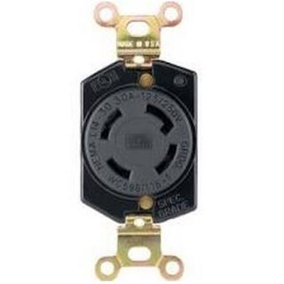 Cooper Wiring L1430R Single Locking Receptacle 3 Pole 4 Wire 30A-125 ...