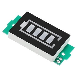 1Pcs Lithium Battery Level Indicator 4 Sections Module Blue Light - Bed ...