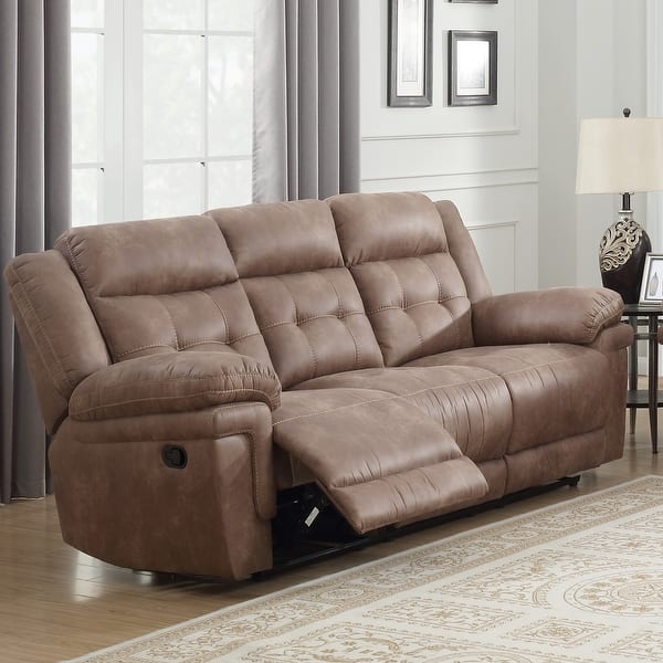 Austin Microfiber Reclining Sofa by Greyson Living - Bed Bath & Beyond ...