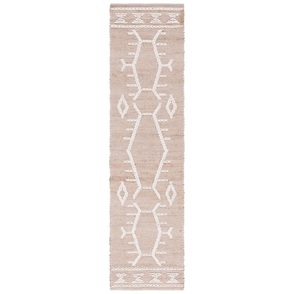 SAFAVIEH Handmade Flatweave Natural Fiber Dieuwertje Jute & Wool Rug ...