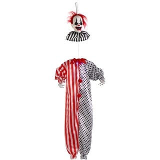 Haunted Hill Farm Yo-Yo the Floating Clown Animatronic with Blue Chest ...