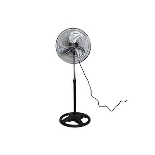 18 In Pedestal Fan 3 Speed Motor, Wide Fan Blades Designed for Quiet ...