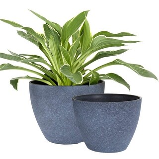 Grey Flower Pots Outdoor Garden Planters - 8' x 10' - Bed Bath & Beyond ...