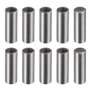 Carbon Steel Dowel Pin 4 x 12mm M3 Female Thread Shelf Support Pin ...