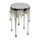 Aluminum Metal Accent, Console, and Coffee Table Collection with Drip ...