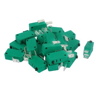 20Pcs AC 16A 125/250V SPDT Button Activated 3P Momentary Micro Switch ...