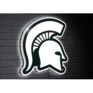 Michigan State Spartans Team Logo LED Wall Decor Lighted Sign - Bed ...