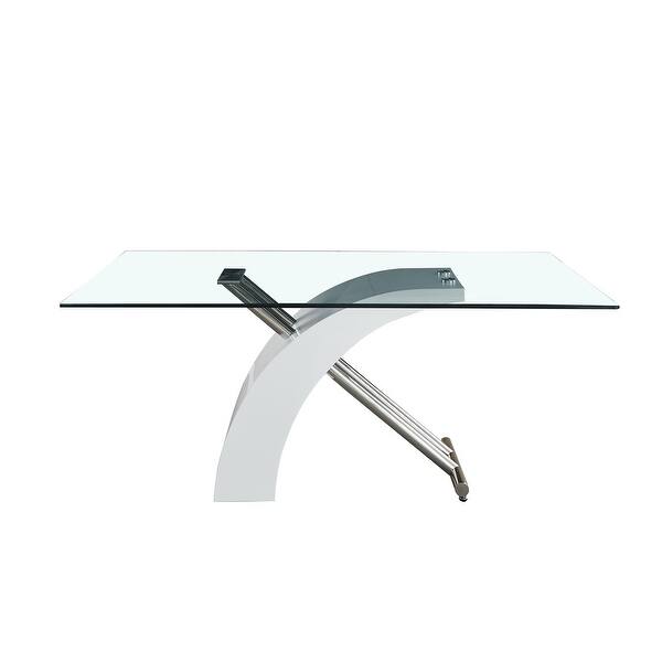 Rectangular Glass Top Dining Table - On Sale - Bed Bath & Beyond - 37861270