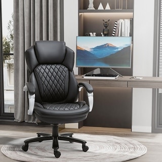 Executive Office Chair with Adjustable Height, Swivel Wheels and High ...