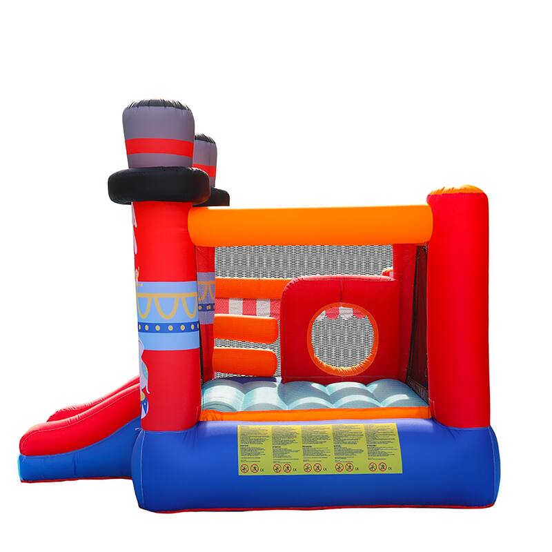 Inflatable Bounce House with Slide and Blower - Cute Clown Theme - Bed ...