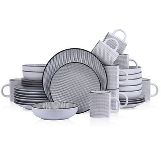 Stone Lain Daisy Stoneware Dinnerware Set, 32-Piece - Bed Bath & Beyond ...