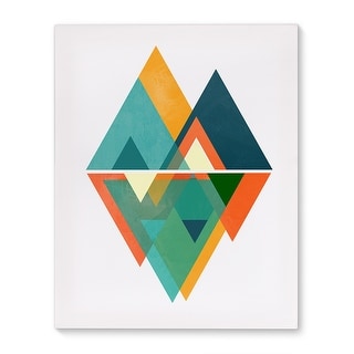 NEW TRIANGLES Canvas Art By Honeytree Prints - Bed Bath & Beyond - 32965495