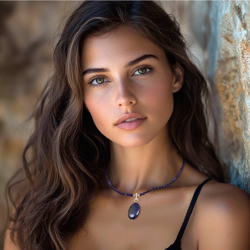 Lapis Lazuli Pendant Necklace 'Blue Lady' (Thailand) - Overstock - 8654094