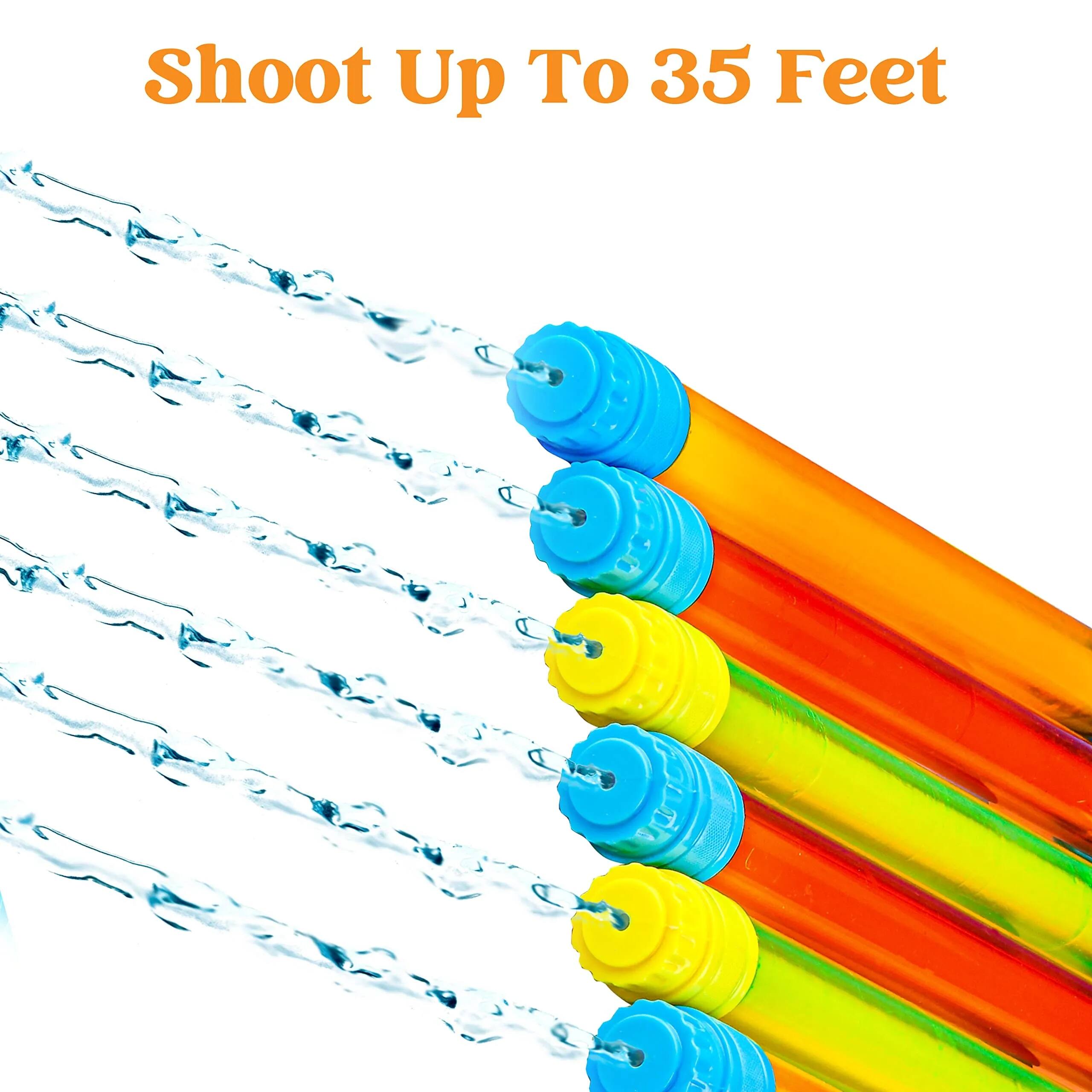Syncfun 12 Pack Water Soaker Bulk Blasters Squirt Guns, 16.5" - 3 x 7 x ...