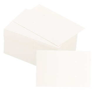 2.5" x 3.5" Blank Paper Business Cards Small Index Cards w Hole 100pcs ...