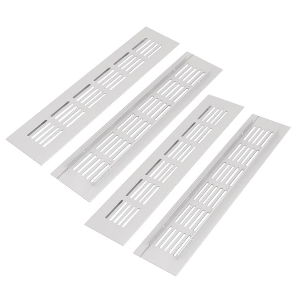 Wardrobe Cabinet Air Vent Ventilation Grille 250mmx50mmx9mm 4pcs ...
