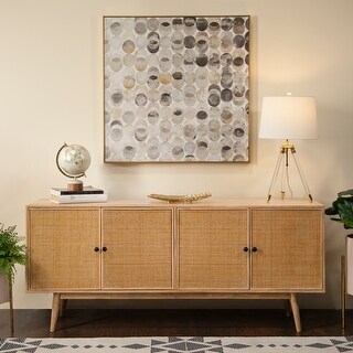 Metal 16x2 Cut-out Plate, Gold 2.0"H - 16.0" x 9.0" x 2.0" - Bed Bath ...