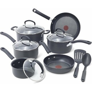 Nonstick Cookware Set 12 Piece Oven Safe 400F, Lid Safe 350F Pots and ...