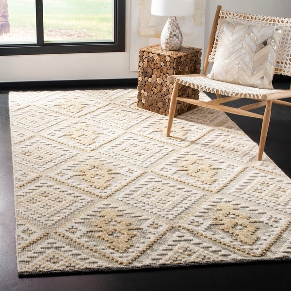 SAFAVIEH Hand-knotted Kenya Londyn Southwestern Tribal Wool Rug - Bed ...